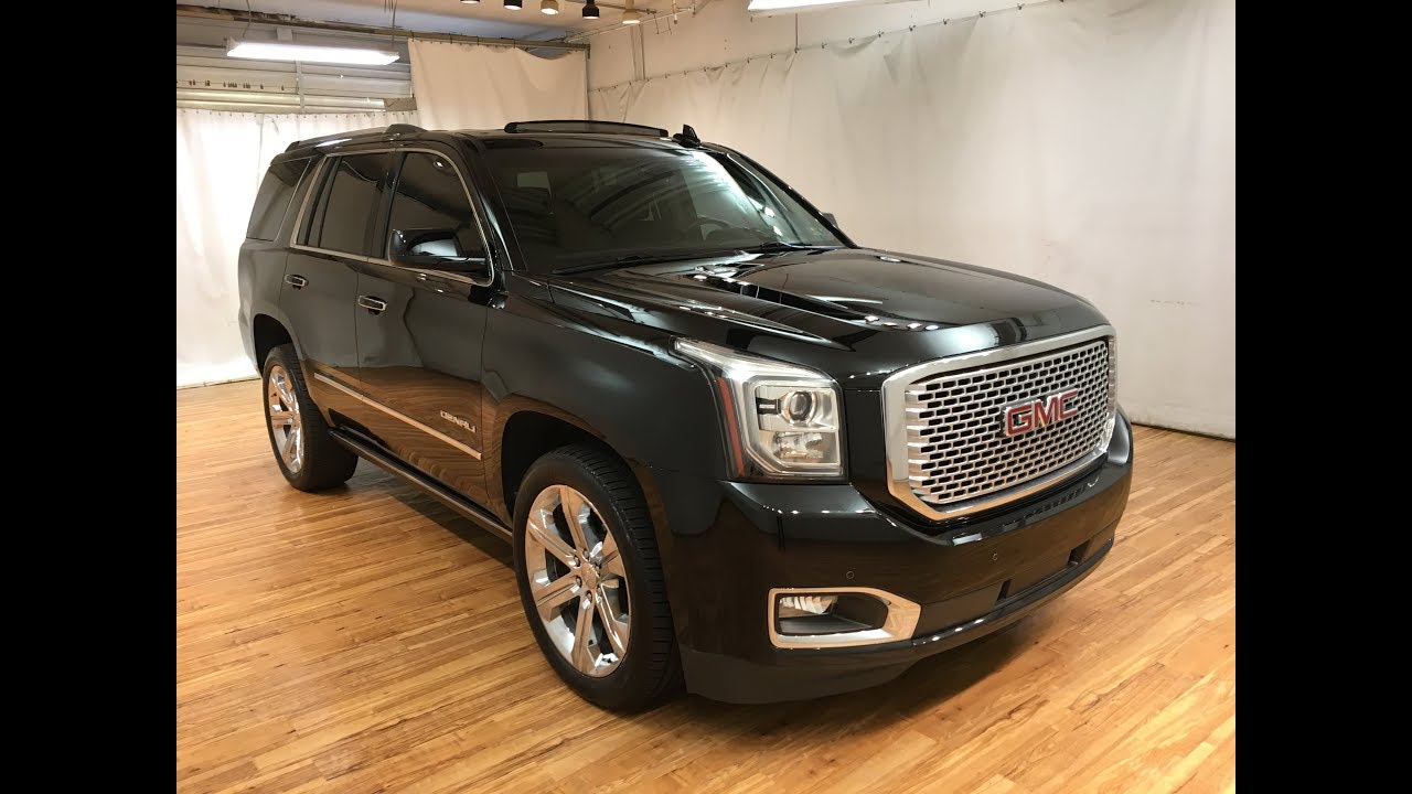 2016 GMC Yukon Denali NAVIGATION MOONROOF REAR CAMERA #Carvision - YouTube