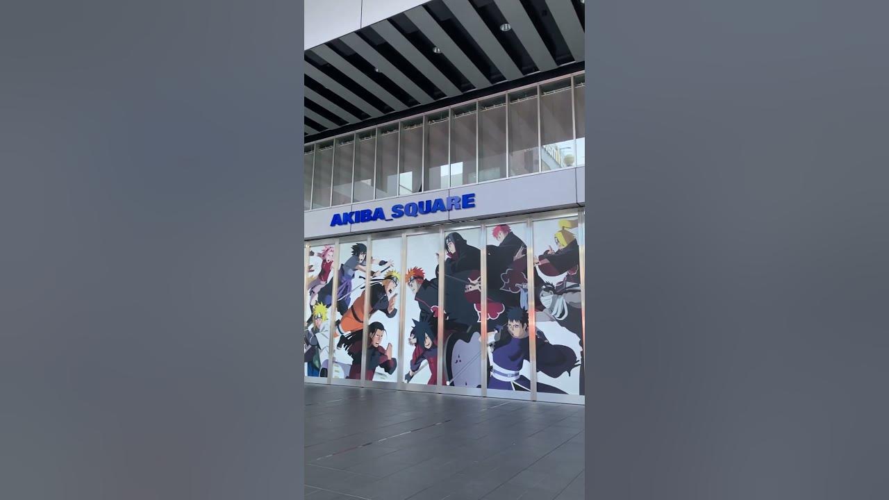 Naruto the gallery - Akihabara Akiba Square Ichi UDX - 1 - YouTube