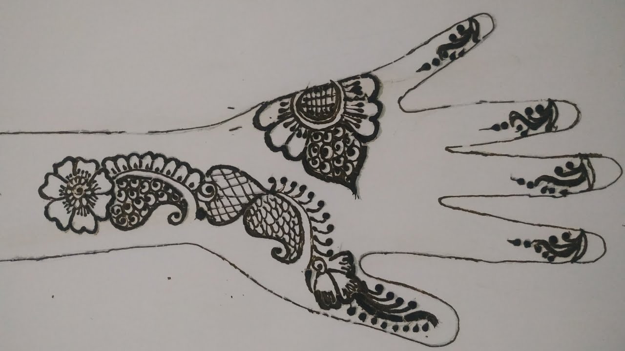 Hand Design || Arabic Bale || बेल दिसाइंग - YouTube