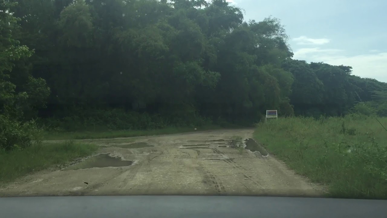 Typical country dirt road, Philippines - YouTube