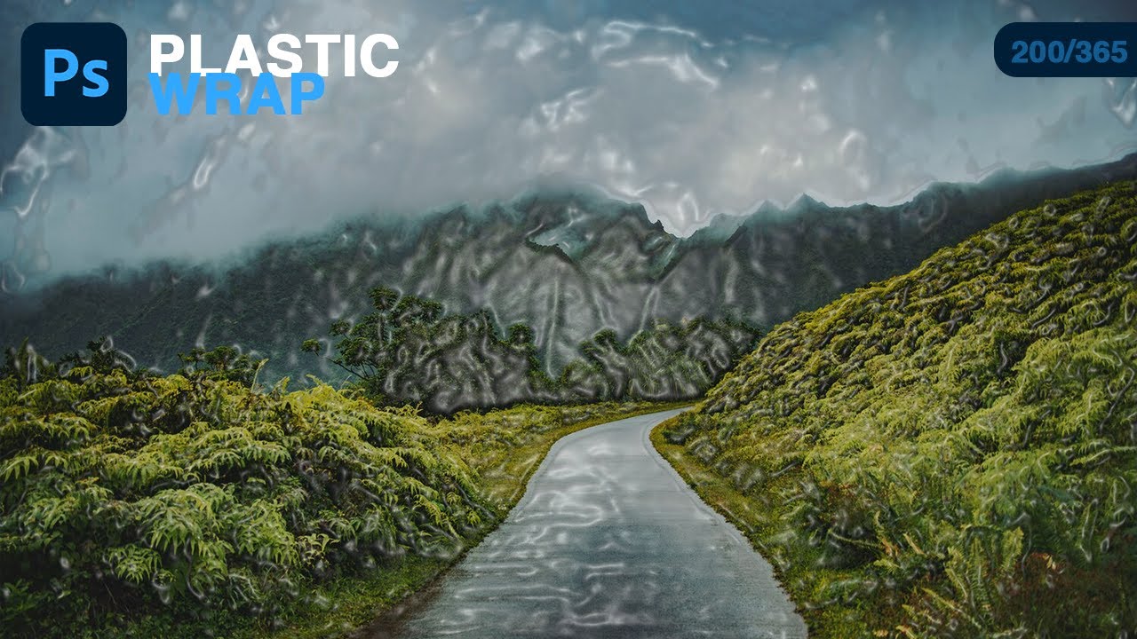 How to Use the Plastic Wrap Filter in Photoshop - YouTube