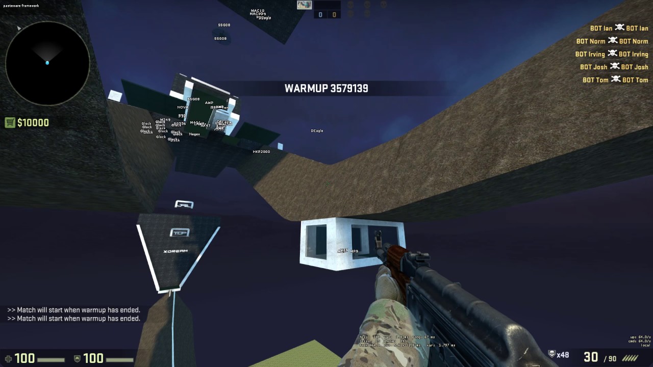 Position Adjustment Test 2, fake ping - YouTube