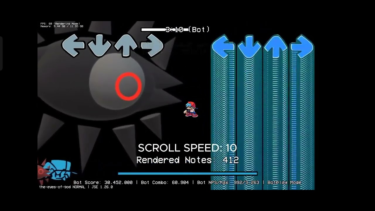 "eyes" FNF #FNF #Godmode #shadow - YouTube