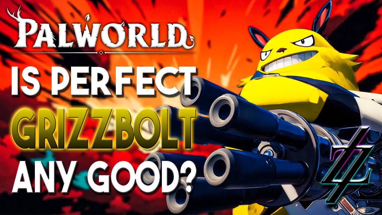 Testing Perfect Grizzbolt & His Minigun Partner Skill: Palworld - YouTube