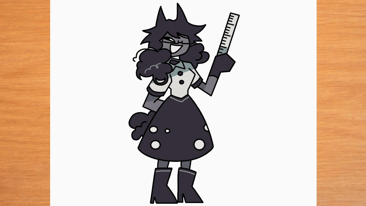 How to draw Miss Emily Fundamental Peper Education - YouTube