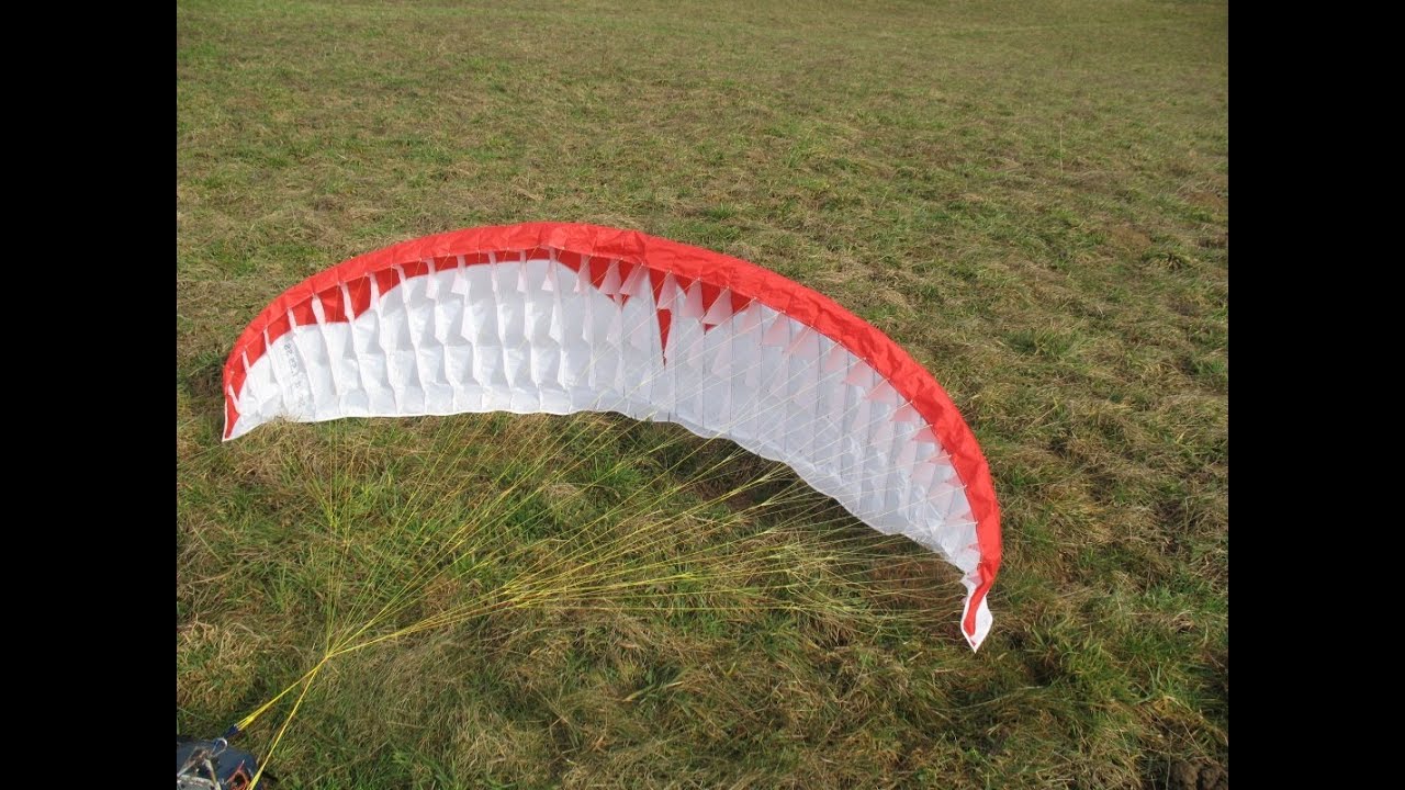 RC paraglider "Speed 1.55 SS" (single skin) - YouTube
