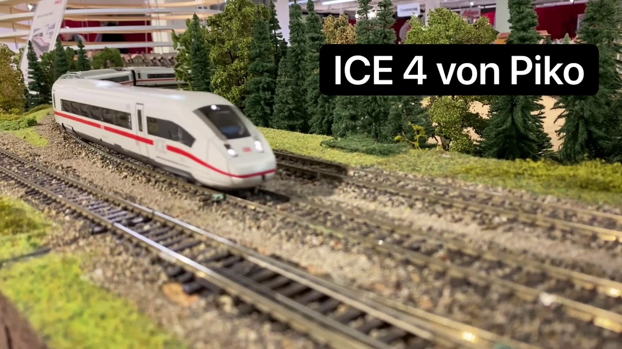 ICE 4 von PIKO auf unserer H0-Modulanlage - YouTube