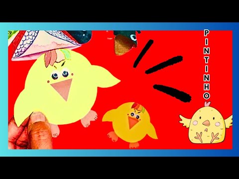 Como fazer um pintinho desenho e dobradura para a criançada - YouTube