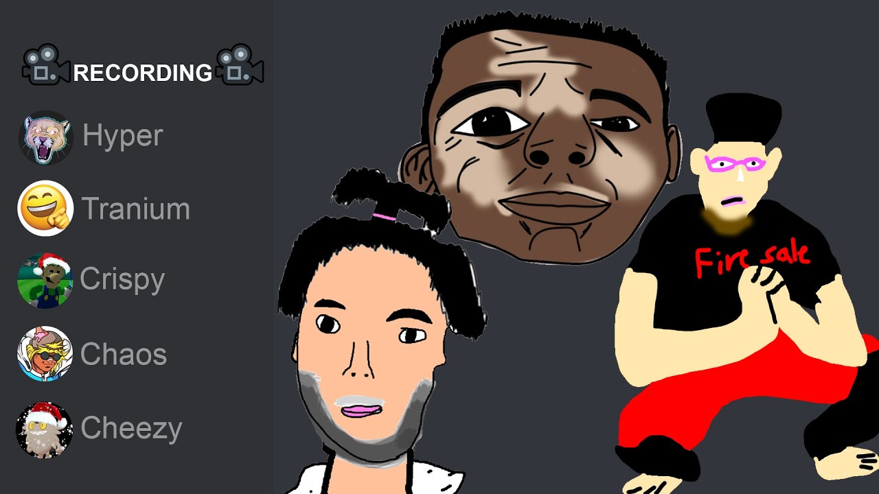 We draw each other in Discord - YouTube