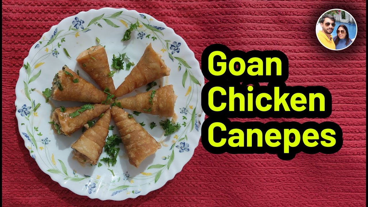 CANAPES/Goan Chicken Cone/Goan Party Snack Recipe/Goan Chicken Cone ...