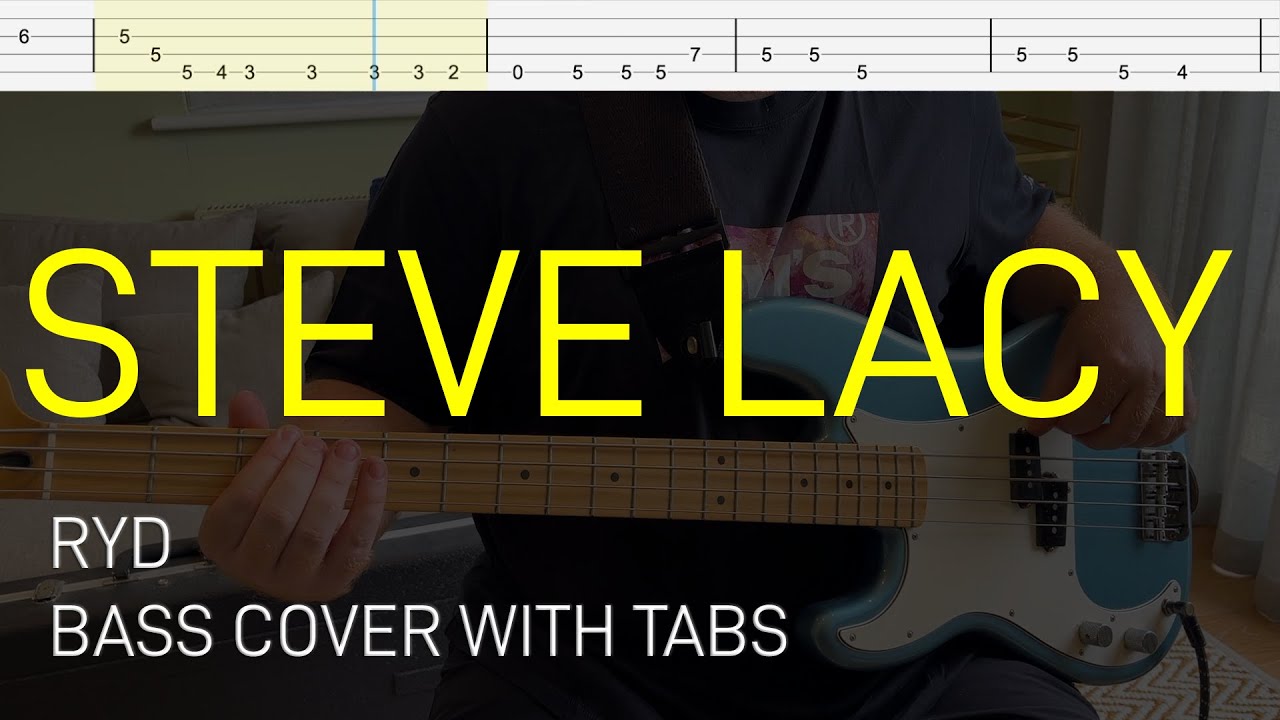 Steve Lacy - Ryd (Bass Cover with Tabs) - YouTube