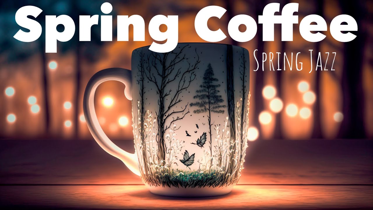 Spring Coffee ☕ Optimistic May Jazz & Delicate Spring Bossa Nova Piano ...