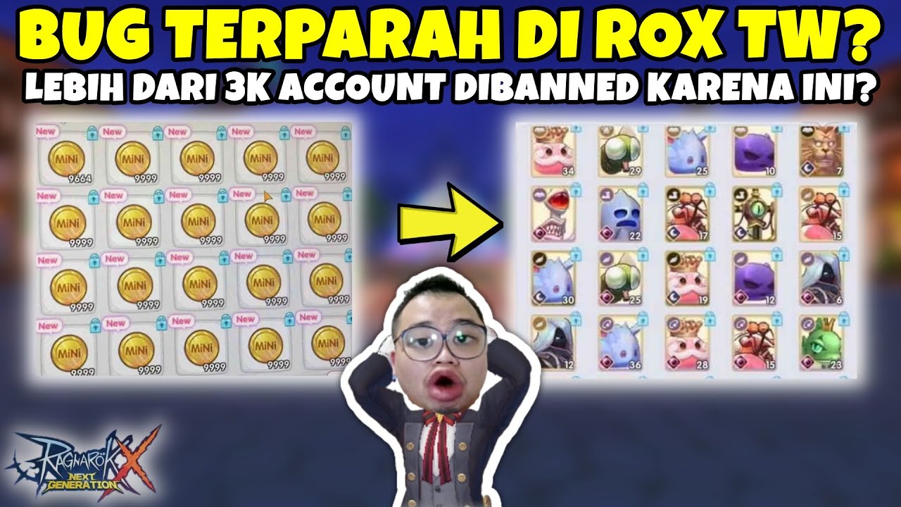 DRAMA BUG MINI COIN! LEBIH DARI 3 RIBU ACCOUNT DI BAN? | RAGNAROK X NEXT GENERATION - YouTube
