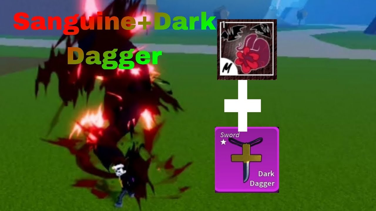 Dark Dagger + Sanguine Art Combo ( Blox fruit Combo) - YouTube