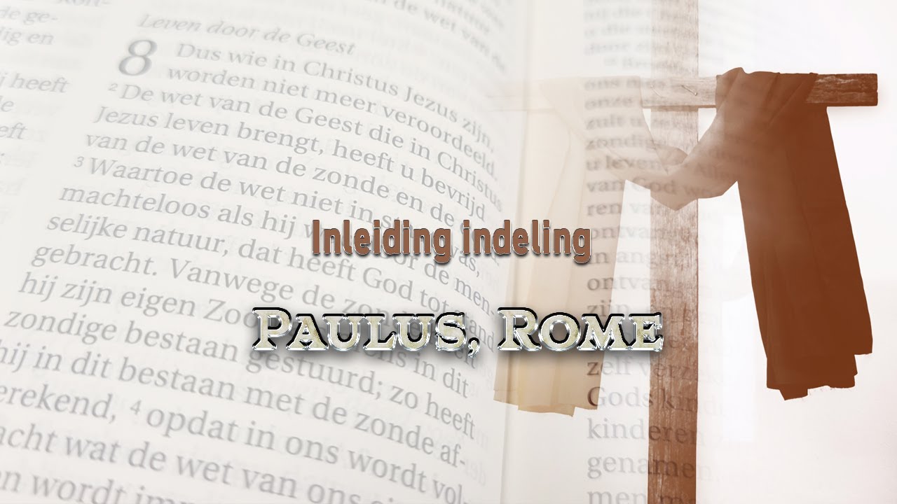 Online dieptestudie Romeinenbrief : (1) Inleiding 'Paulus, Rome'. - YouTube