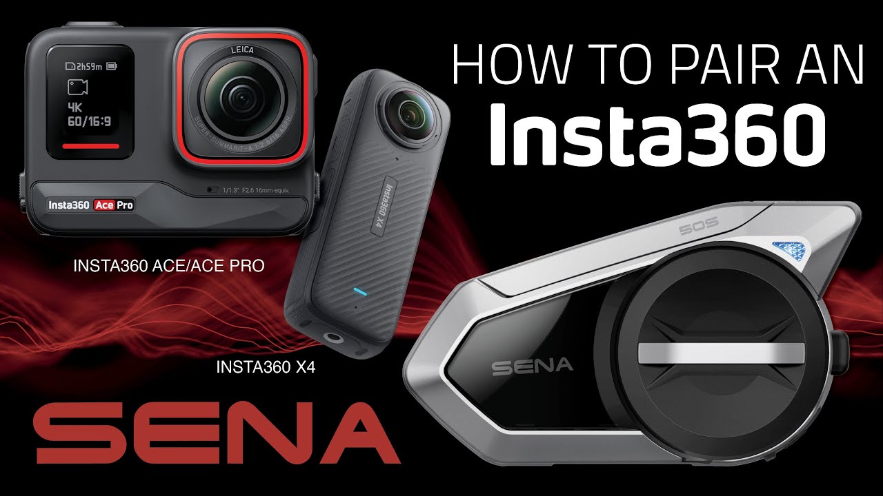 Sena + @insta360 | How To Pair an Insta360 X4 | Ace | Ace Pro to Sena ...
