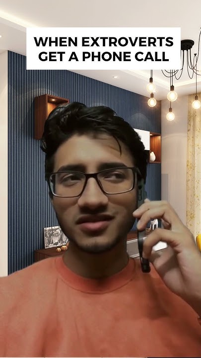 When introverts get a phone call 😂 - YouTube