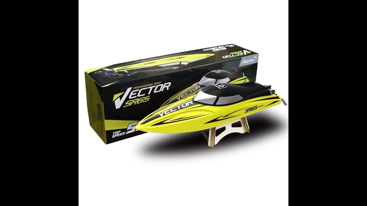 VECTOR SR65 競速快艇 時速 55km - YouTube