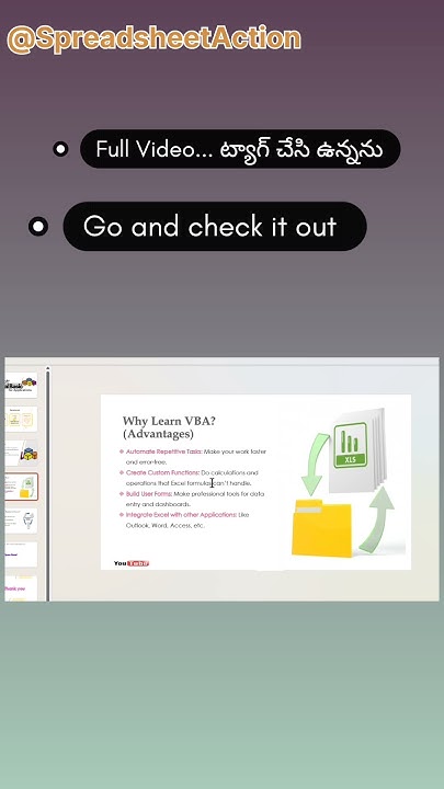 Why Learn Vba Advantages Of Vba Excel Excelautomation Excelprogramming Excelvba Ytshorts