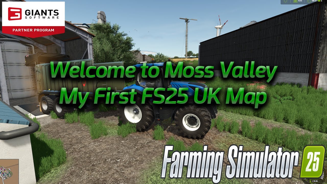 WELCOME TO MOSS VALLEY - FARMING SIMULATOR 25 LET'S PLAY - FS25 - YouTube