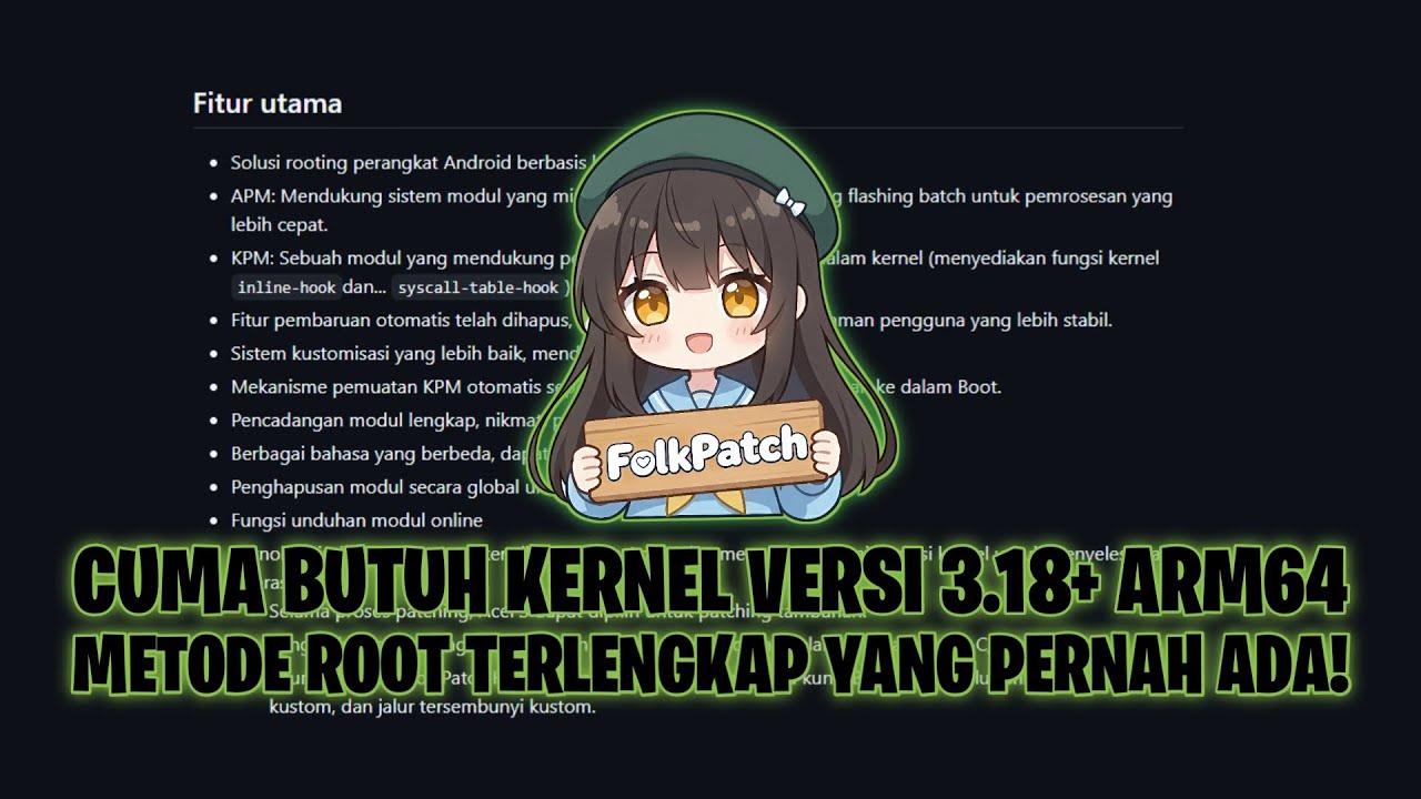 APATCH LEWAT?! FolkPatch Metode Root Terbaru dengan KPM Paling Stabil ...