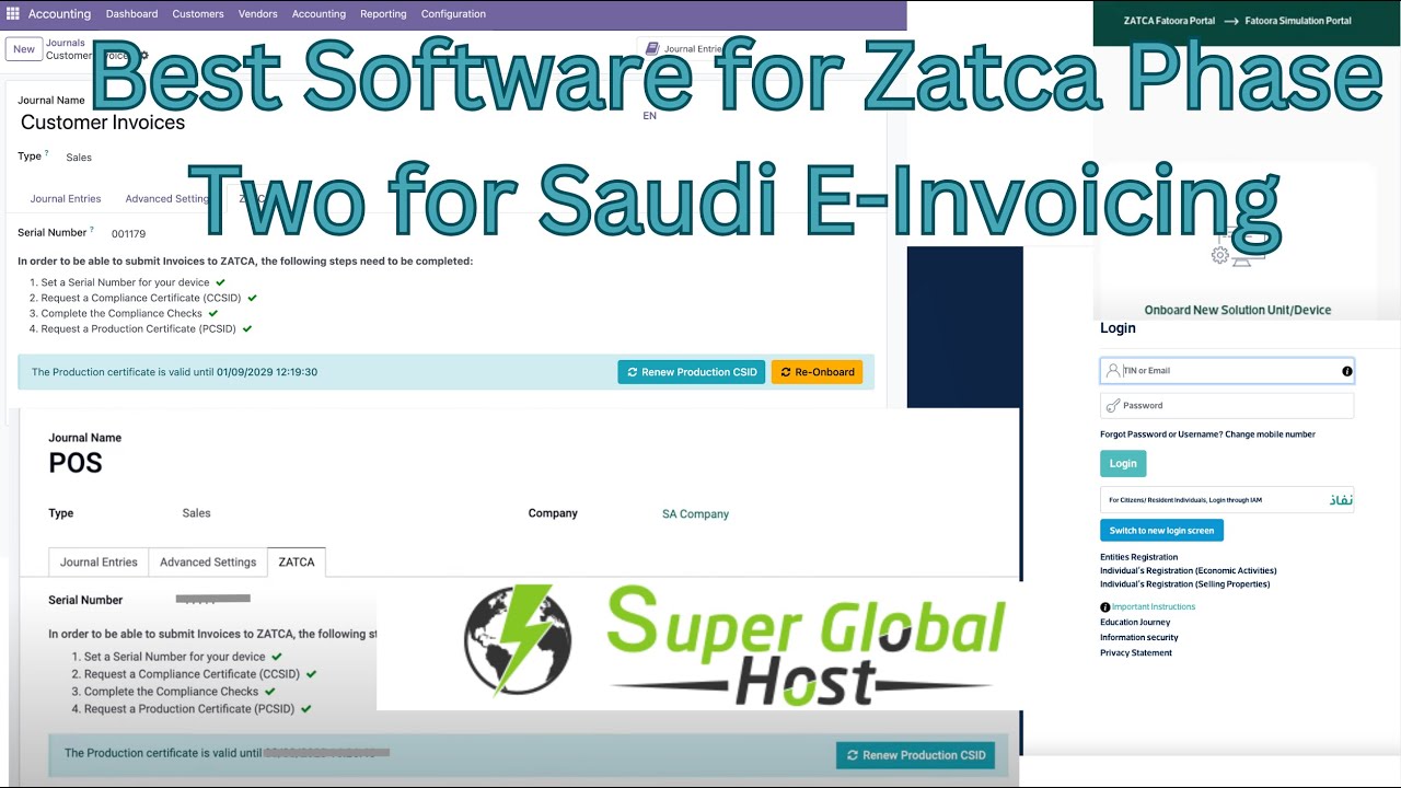 Best all in one Software for Zatca Phase-2 for Saudi E-Invoicing. - YouTube