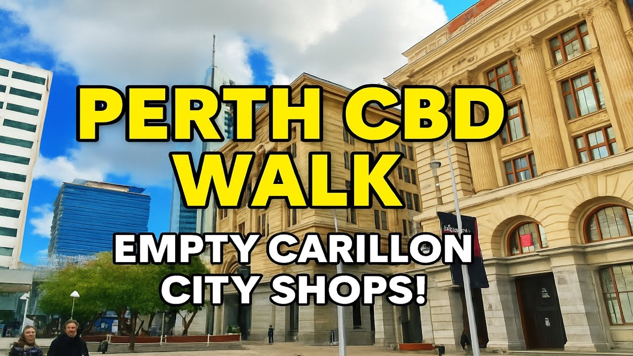 Perth CBD Walking Tour | Empty Shops in Carillon City (April 2025 ...