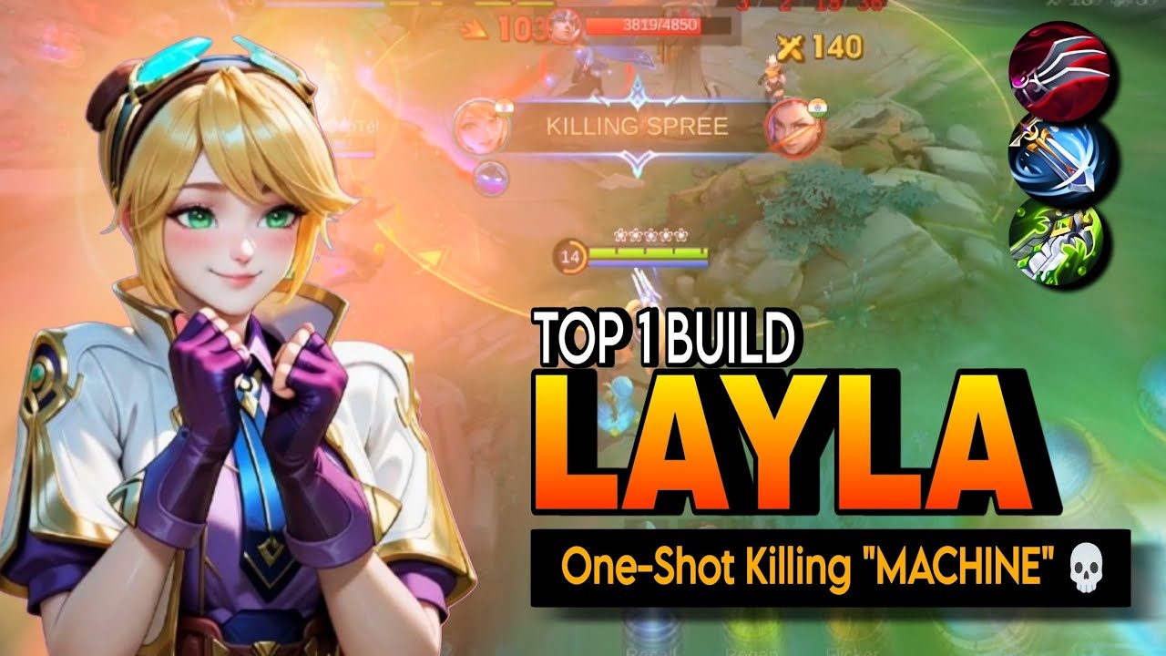 21 KILLS + MVP Layla Build – Insane Damage in Ranked! | MLBB 2025 - YouTube