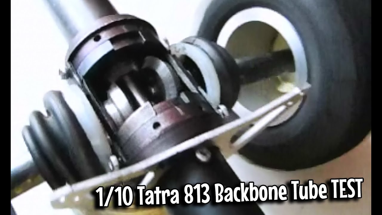 Test of Tatra 813 Backbone Tube - 1/10 Scale - YouTube