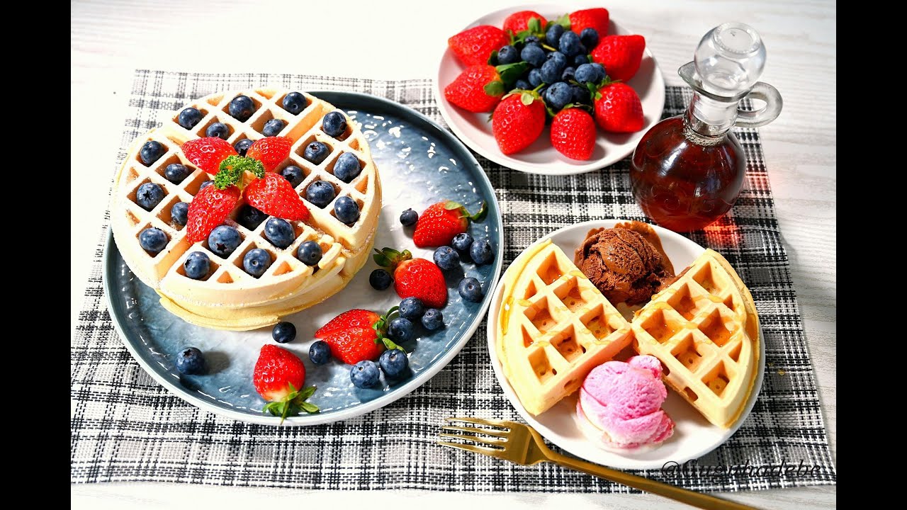 How I make the most delicious waffles ever! - YouTube