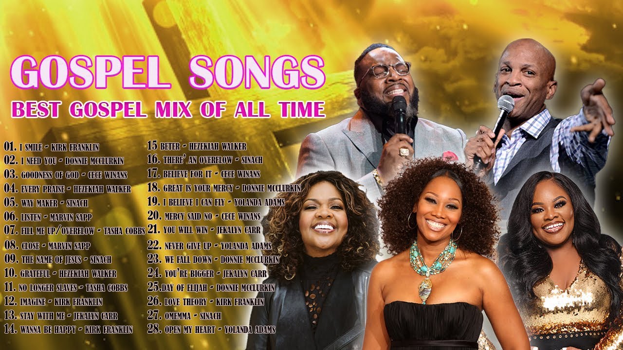 Best Gospel Songs Playlist ️🙏I Need You, The name Of Jesus, You Will ...