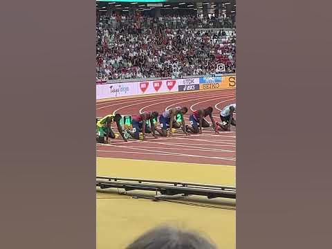 Word athletics championships Budapest 2023 - Final 100 m. - YouTube