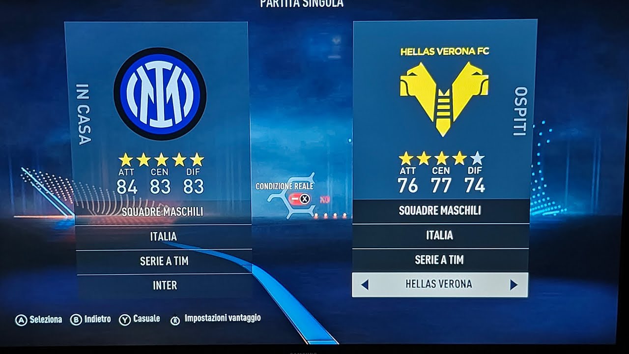 INTER vs VERONA su FC24. - YouTube