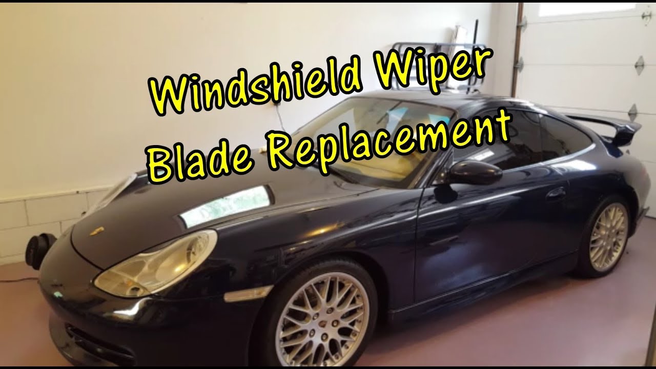 How To Remove & Replace Porsche 911 Carrera Windshield Wiper Blades ...