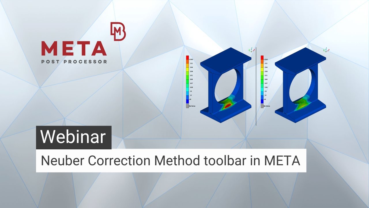 Neuber Correction Method toolbar in META - YouTube