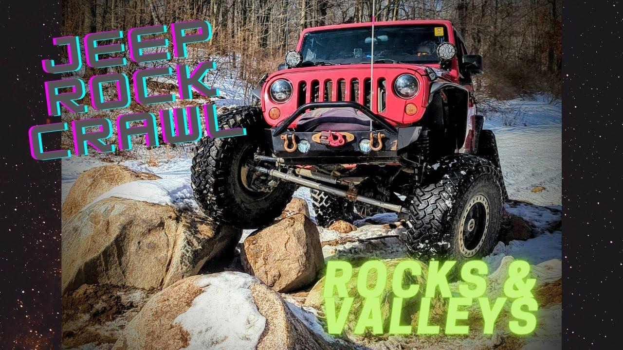 Jeep ROCK CRAWLING at ROCKS & VALLEYS Off-road Park - YouTube