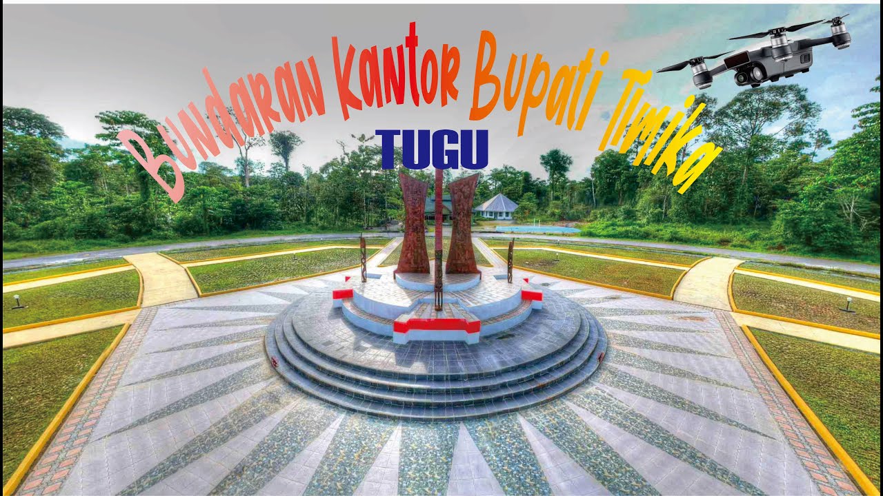 Bundaran di Kantor Bupati Timika - YouTube