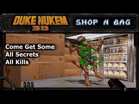 Duke Nukem 3D (100% Walkthrough) E4M3: Shop-N-Bag