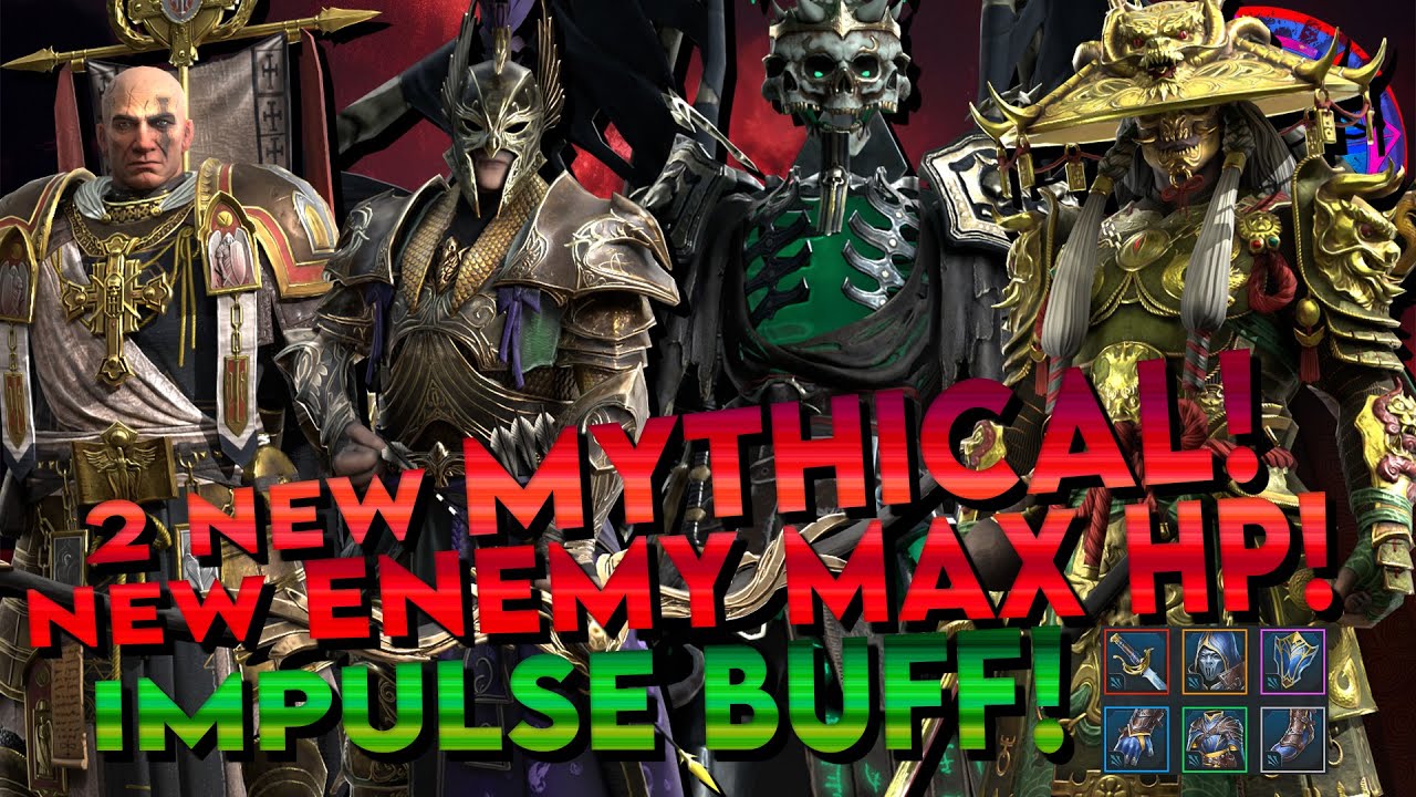 Massive Impulse Buff! More Mythical! New Enemy Max HP Nuker! | Raid: Shadow Legends - YouTube