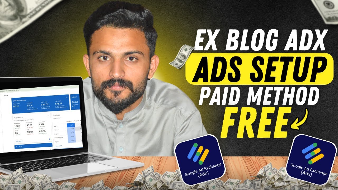 How to Set Up AdX Ads for Your EX Blog | Complete Guide - YouTube