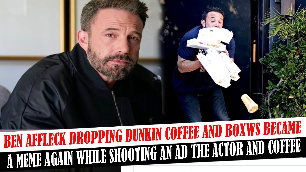 Ben Affleck Dropping Dunkin Coffee And Boxws Became A Meme Again While ...