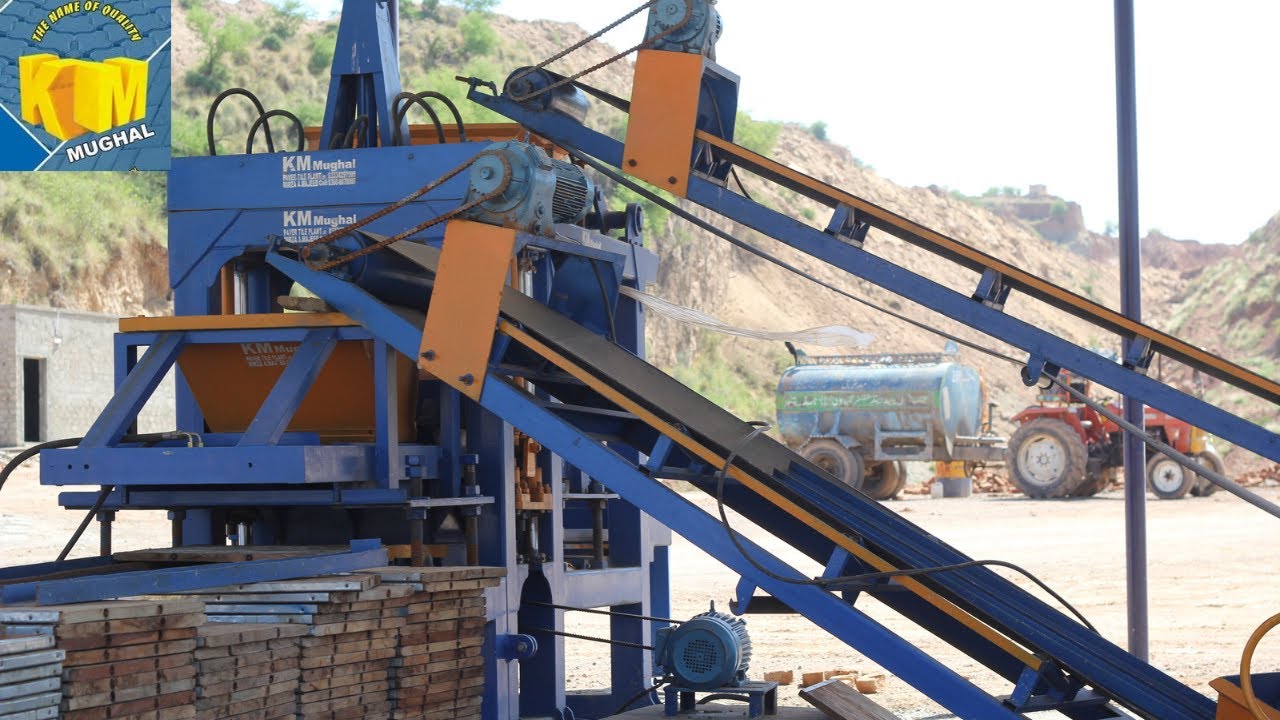 PAVER BLOCK MAKING PROCESS Concrete tiles Interlocking tiles paver ...