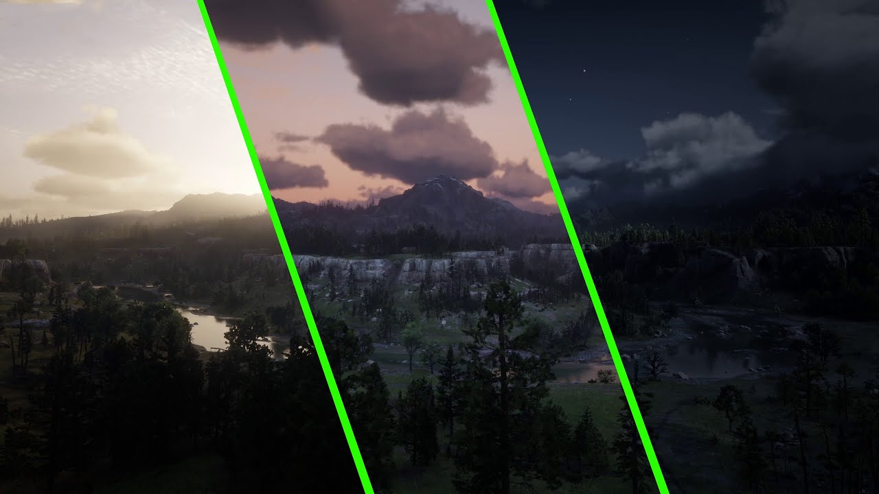 Red Dead Redemption 2 Time Lapse - 2 Days in 2 Minutes - Day / Night ...
