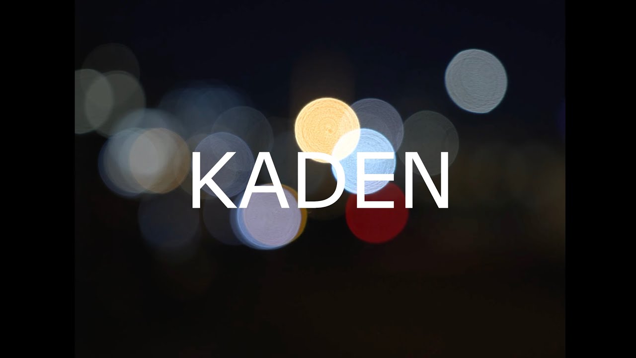 KADEN - Short Documentary - YouTube
