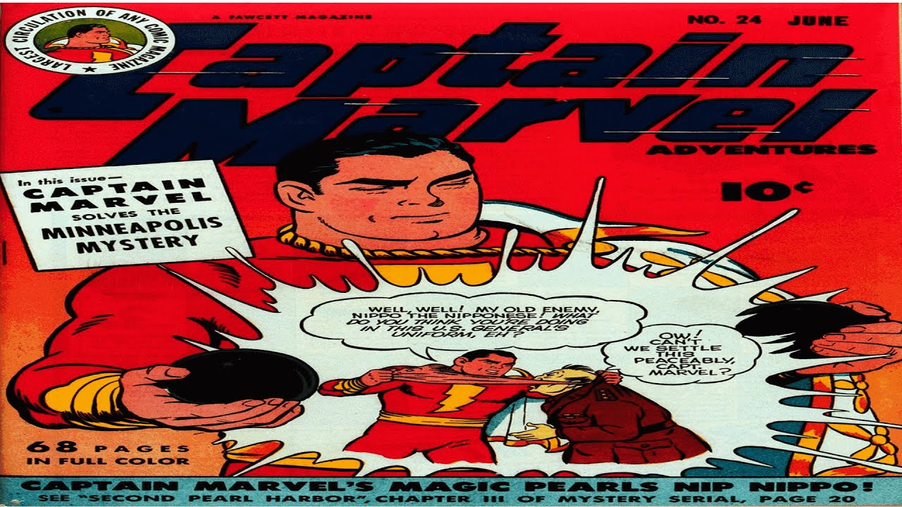 Captain Marvel Adventures No 24 Comix Book Movie - YouTube