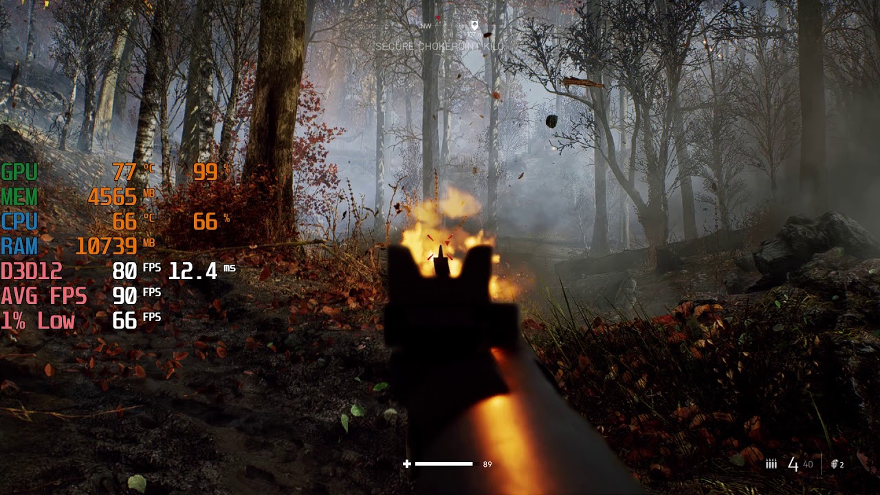 Battlefield V / BF V - GTX 1660 Super + i3 10100F - 1080p Max Settings ...