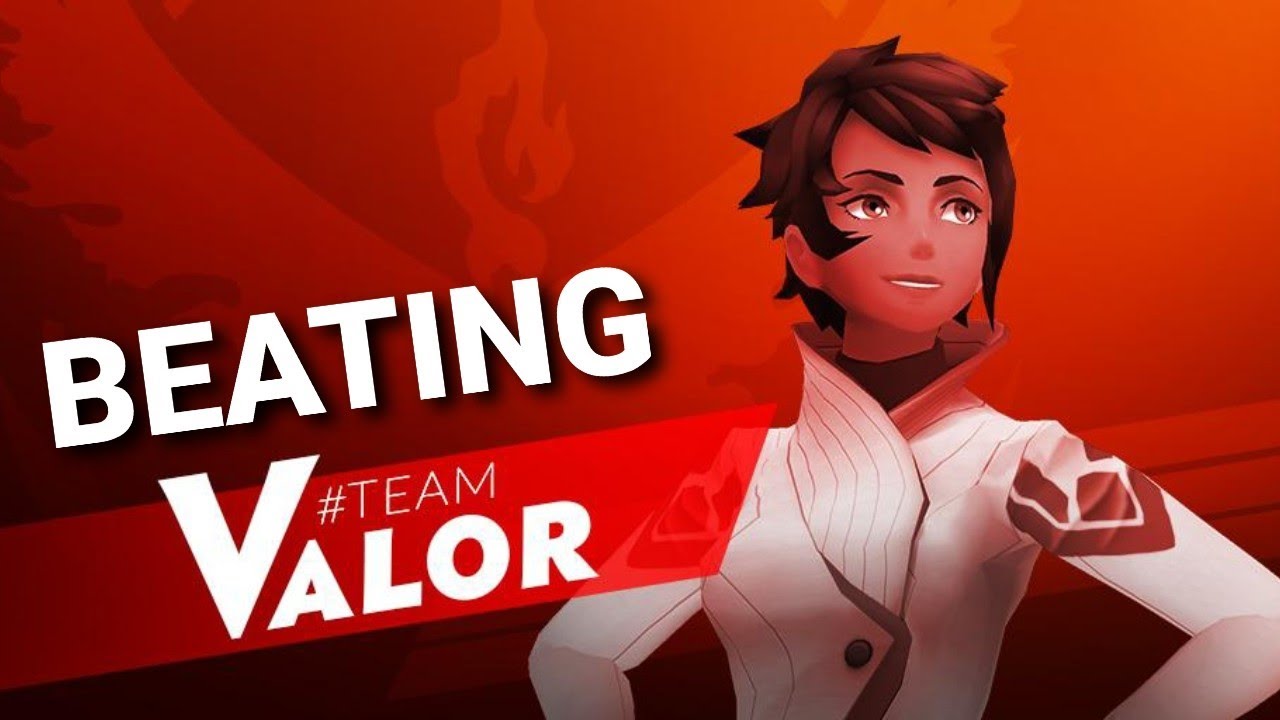 Beating Team Valor Leader Candela - YouTube