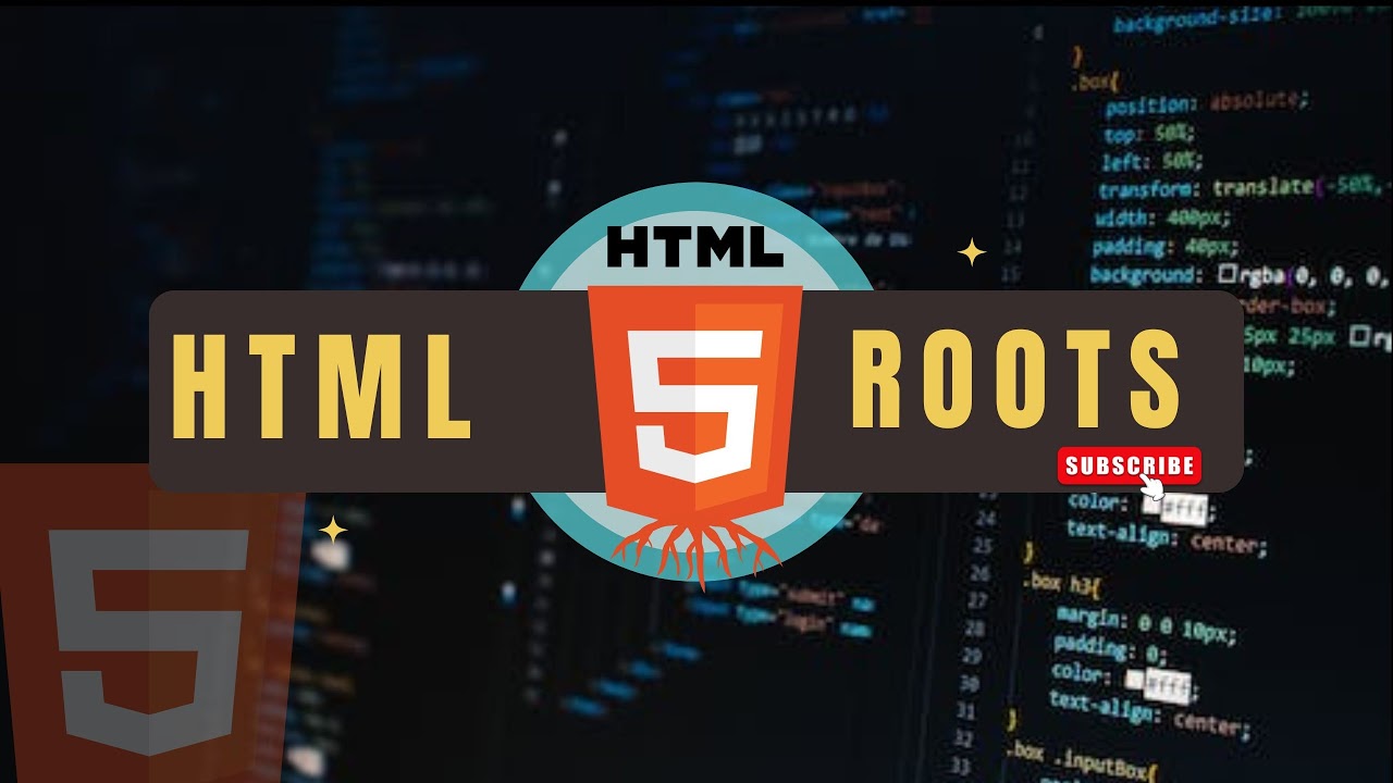 HTML Roots Live Stream - YouTube