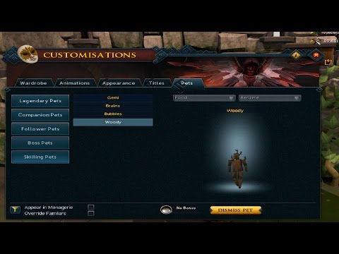 RuneScape Receiving Woodcutting Skill Pet: Woody! - YouTube