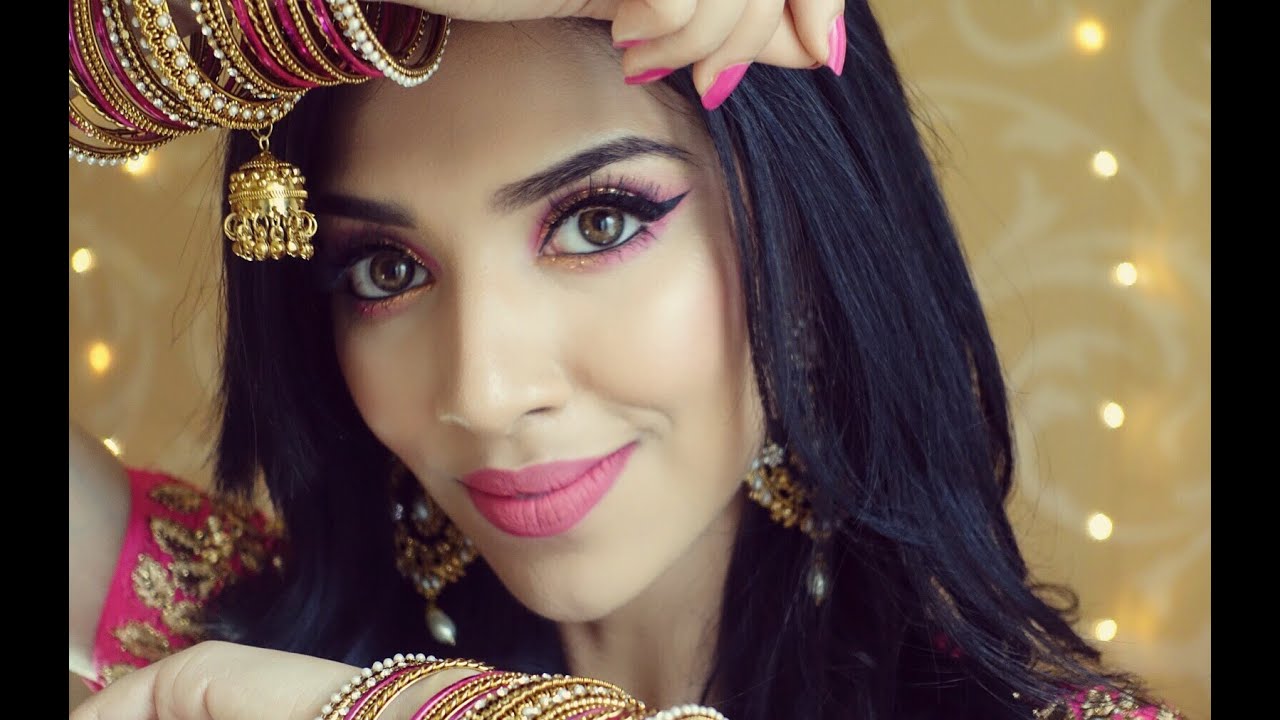 TUTORIAL | Hot Pink Makeup Look - YouTube